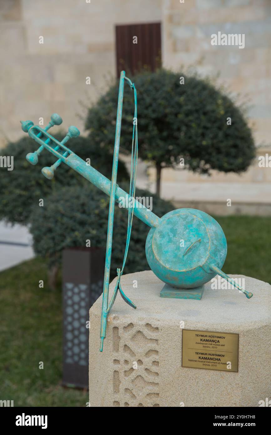 Azerbaijan, Baku . 01.01.2000 . Teymur Rustamov Kamancha . Bronze 2010 ...