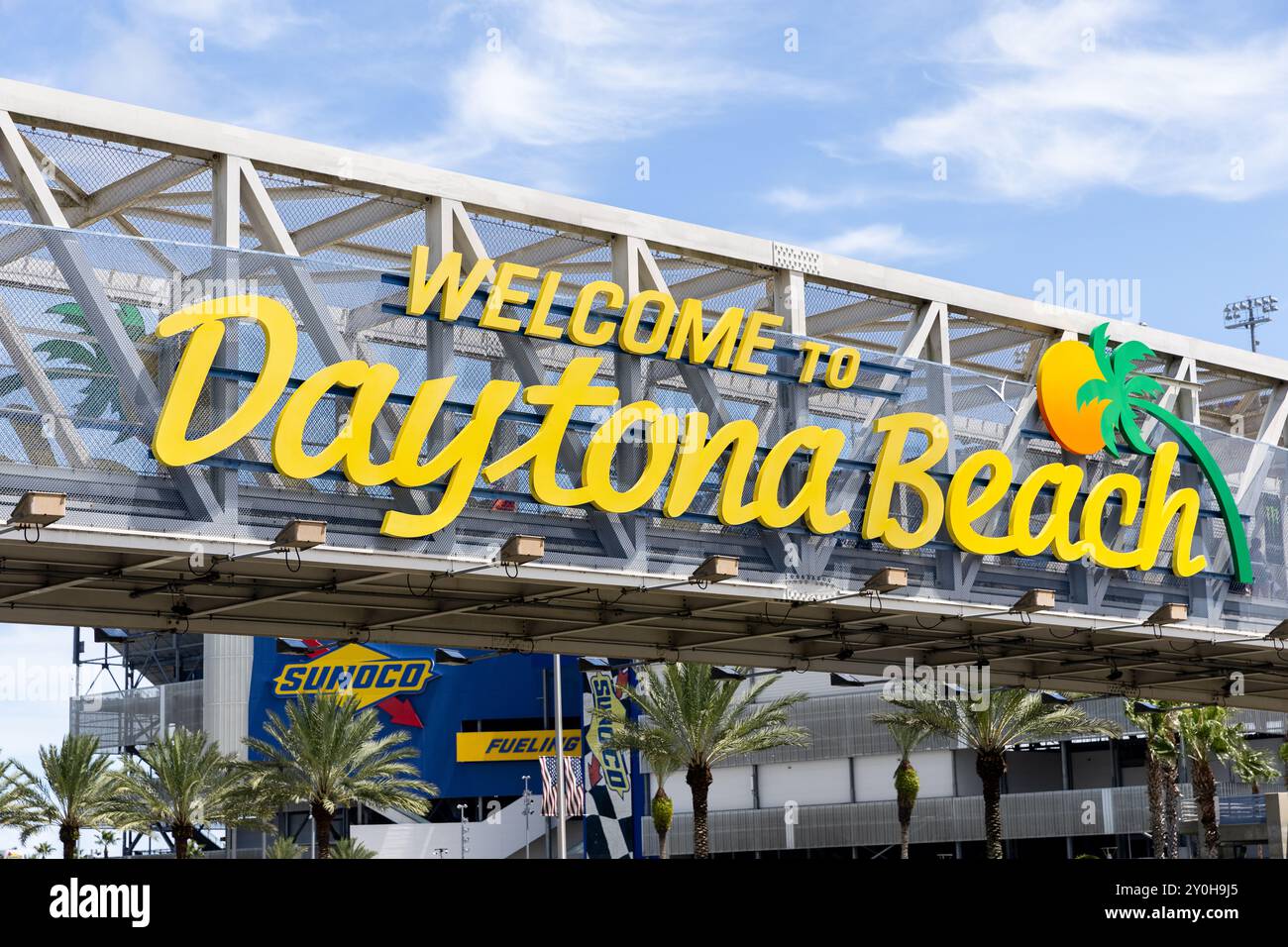 Welcome daytona beach sign daytona hi-res stock photography and images ...
