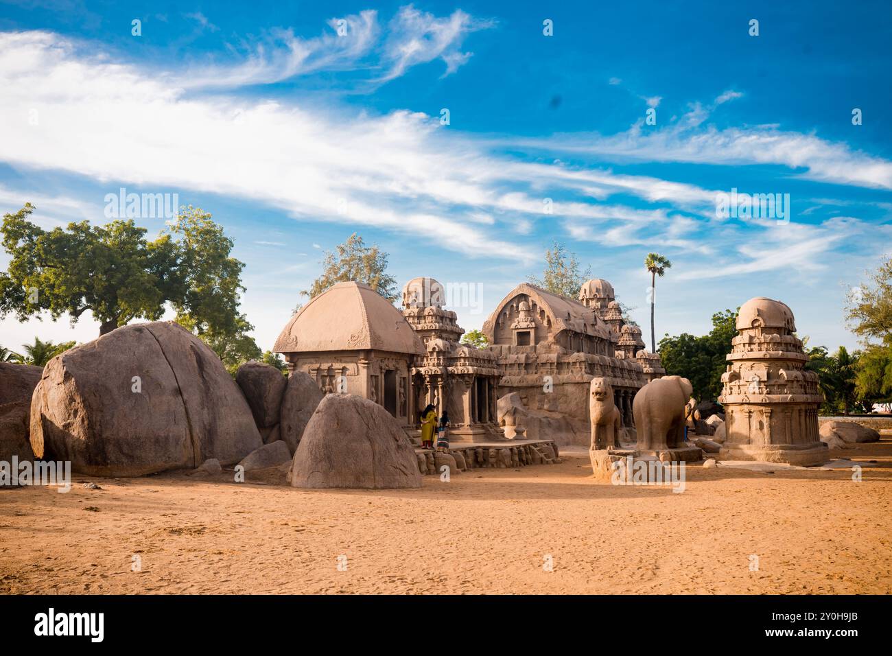Mamallapuram Mahabalipuram seafront Shore Temple Stock Photo - Alamy