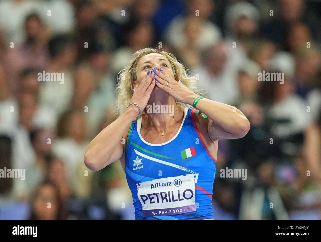 Stade de France, Paris, France. 02nd Sep, 2024. Valentina Petrillo of ...