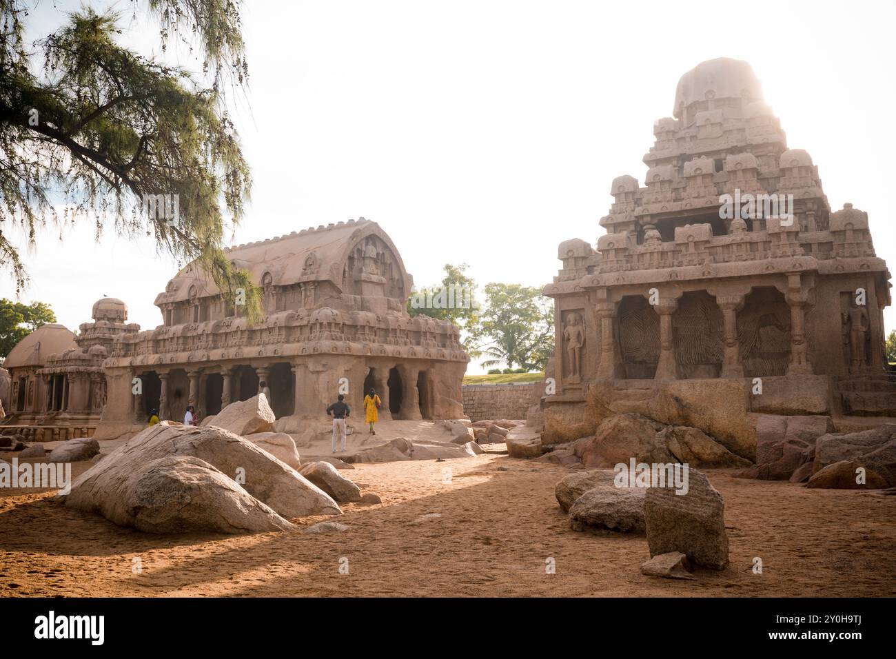 Mamallapuram Mahabalipuram seafront Shore Temple Stock Photo - Alamy