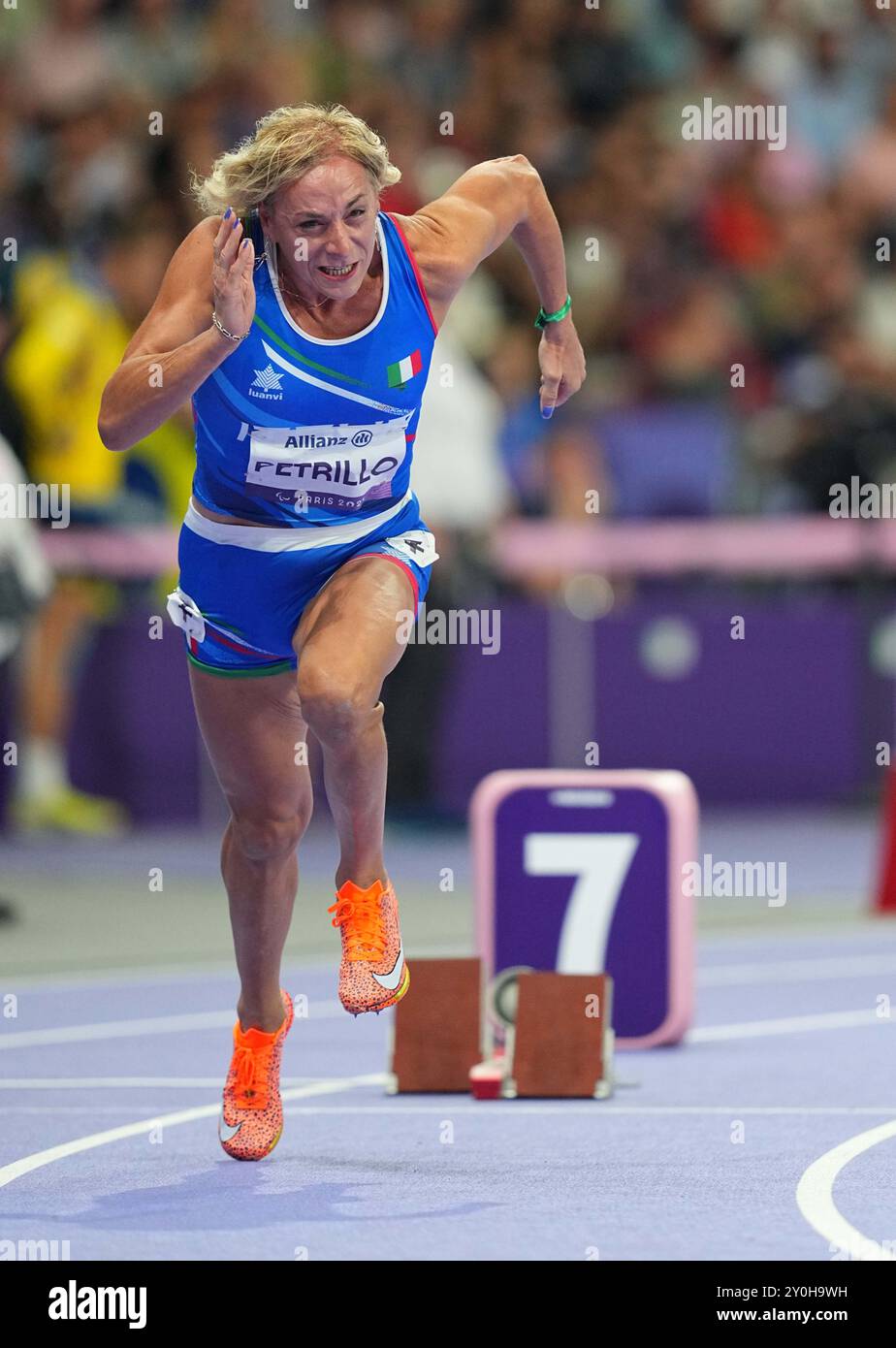 Stade de France, Paris, France. 02nd Sep, 2024. Valentina Petrillo of ...