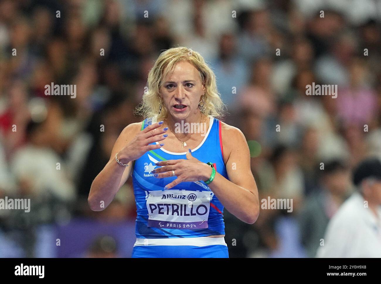Stade de France, Paris, France. 02nd Sep, 2024. Valentina Petrillo of ...