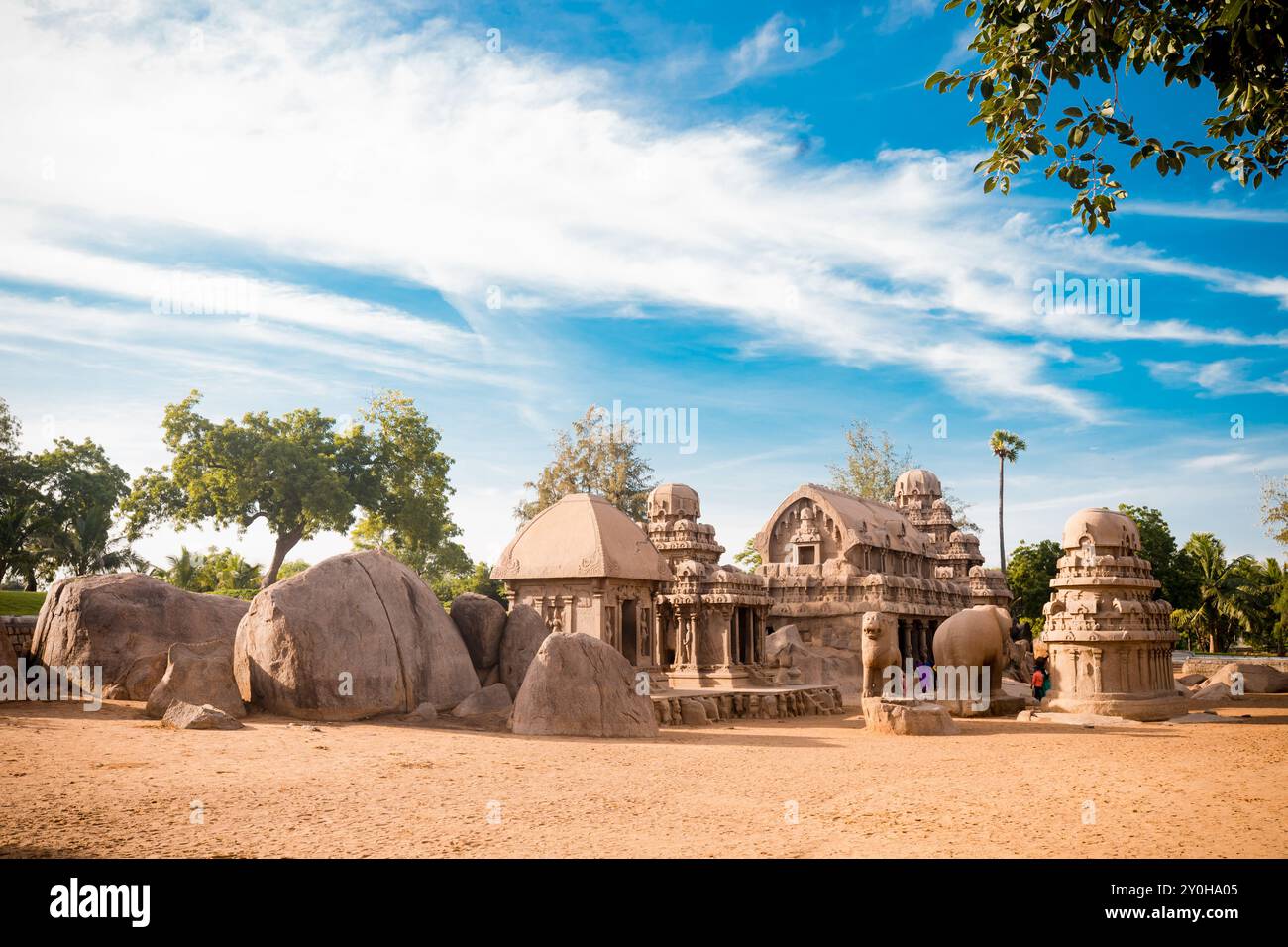 Mamallapuram Mahabalipuram seafront Shore Temple Stock Photo - Alamy
