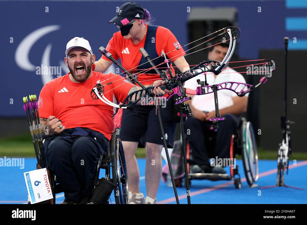 Great Britain's Nathan Macqueen and Jodie Grinham win gold in the Mixed ...