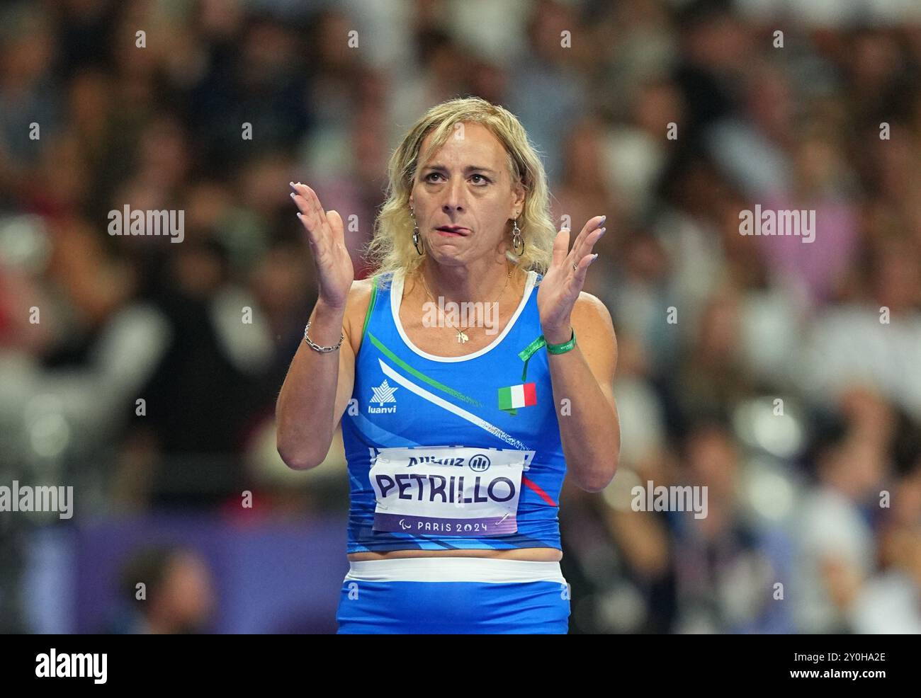 Stade de France, Paris, France. 02nd Sep, 2024. Valentina Petrillo of ...