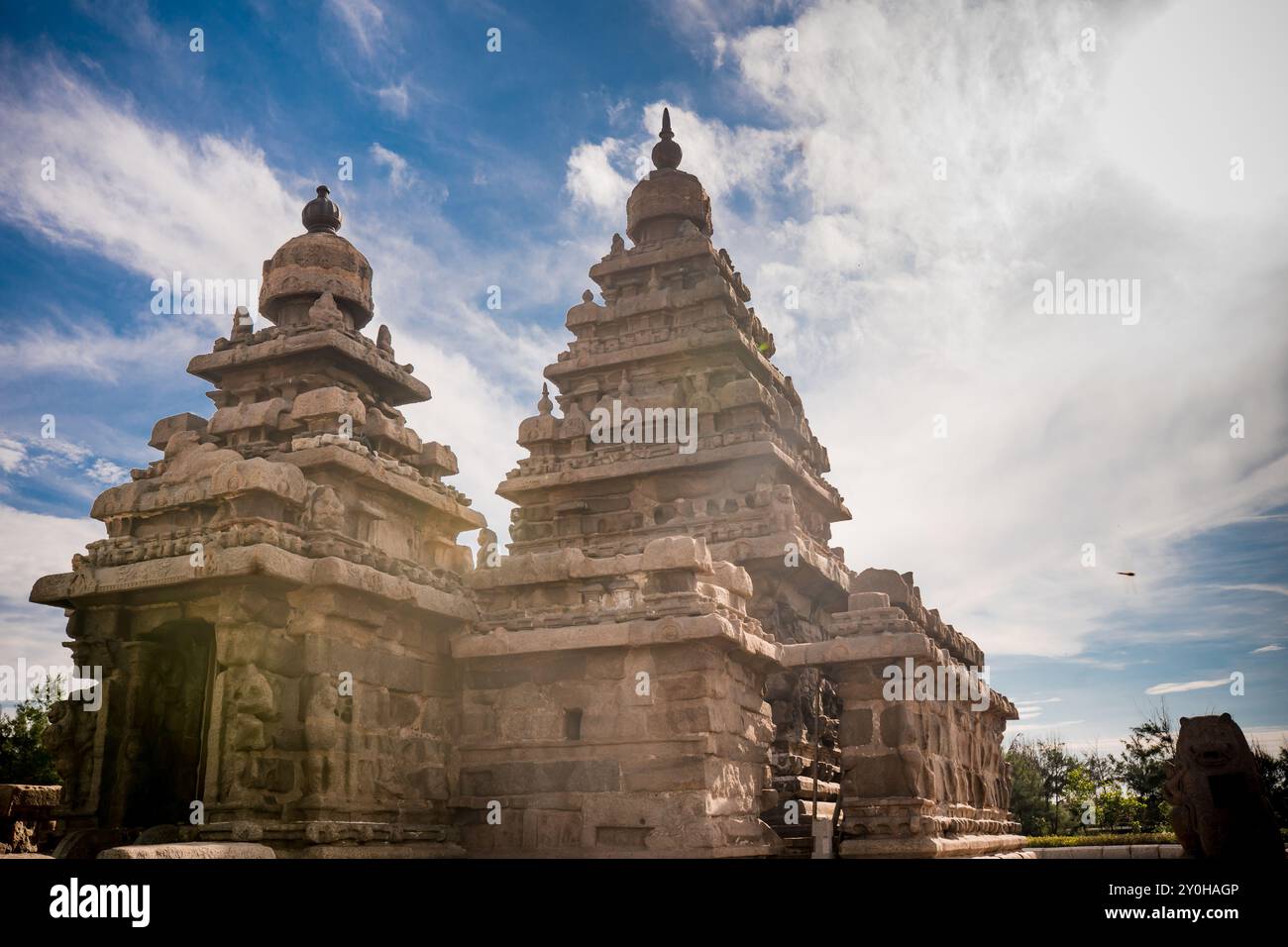 Mamallapuram Mahabalipuram seafront Shore Temple Stock Photo - Alamy