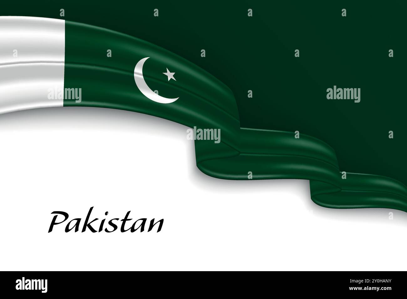 Pakistan day template frame hi-res stock photography and images - Alamy