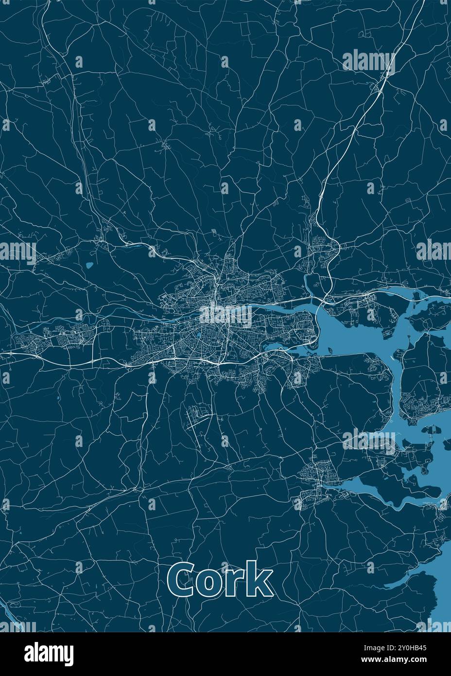 Galway town map hi-res stock photography and images - Alamy