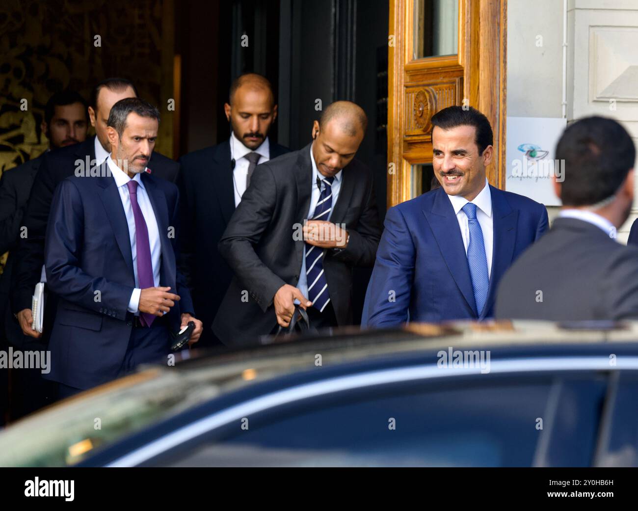 STOCKHOLM, SWEDEN - SEPTEMBER 2, 2024: Sheikh Tamim bin Hamad bin ...