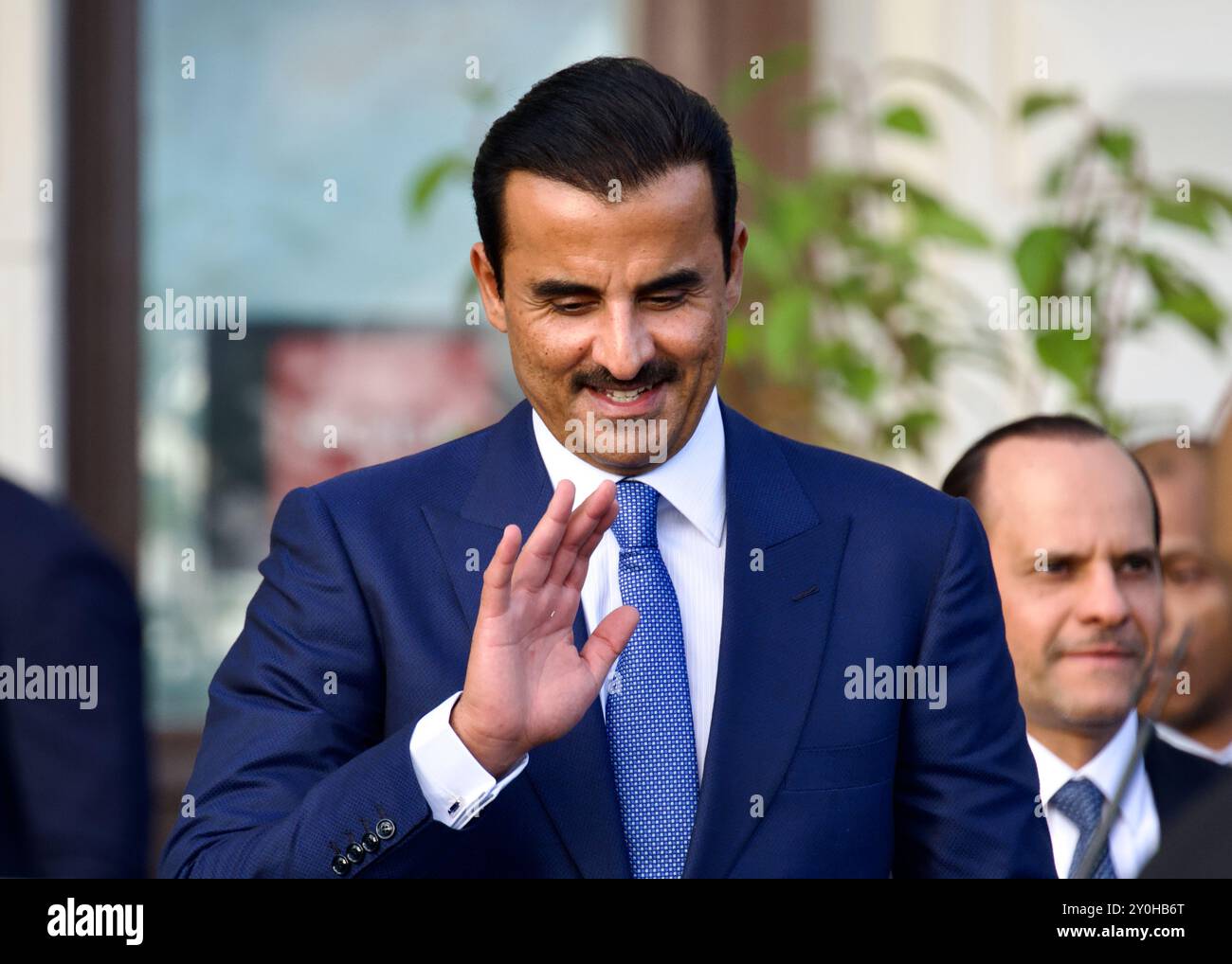 STOCKHOLM, SWEDEN - SEPTEMBER 2, 2024: Sheikh Tamim bin Hamad bin ...