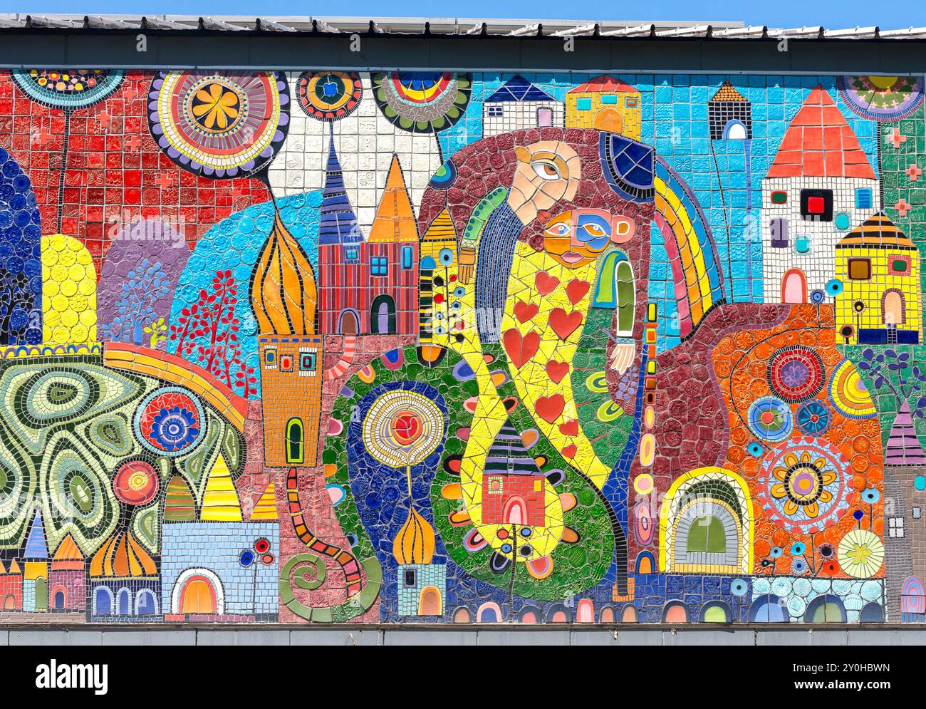 Mural on Art Galley wall, Museum and Art Gallery of the Northern ...