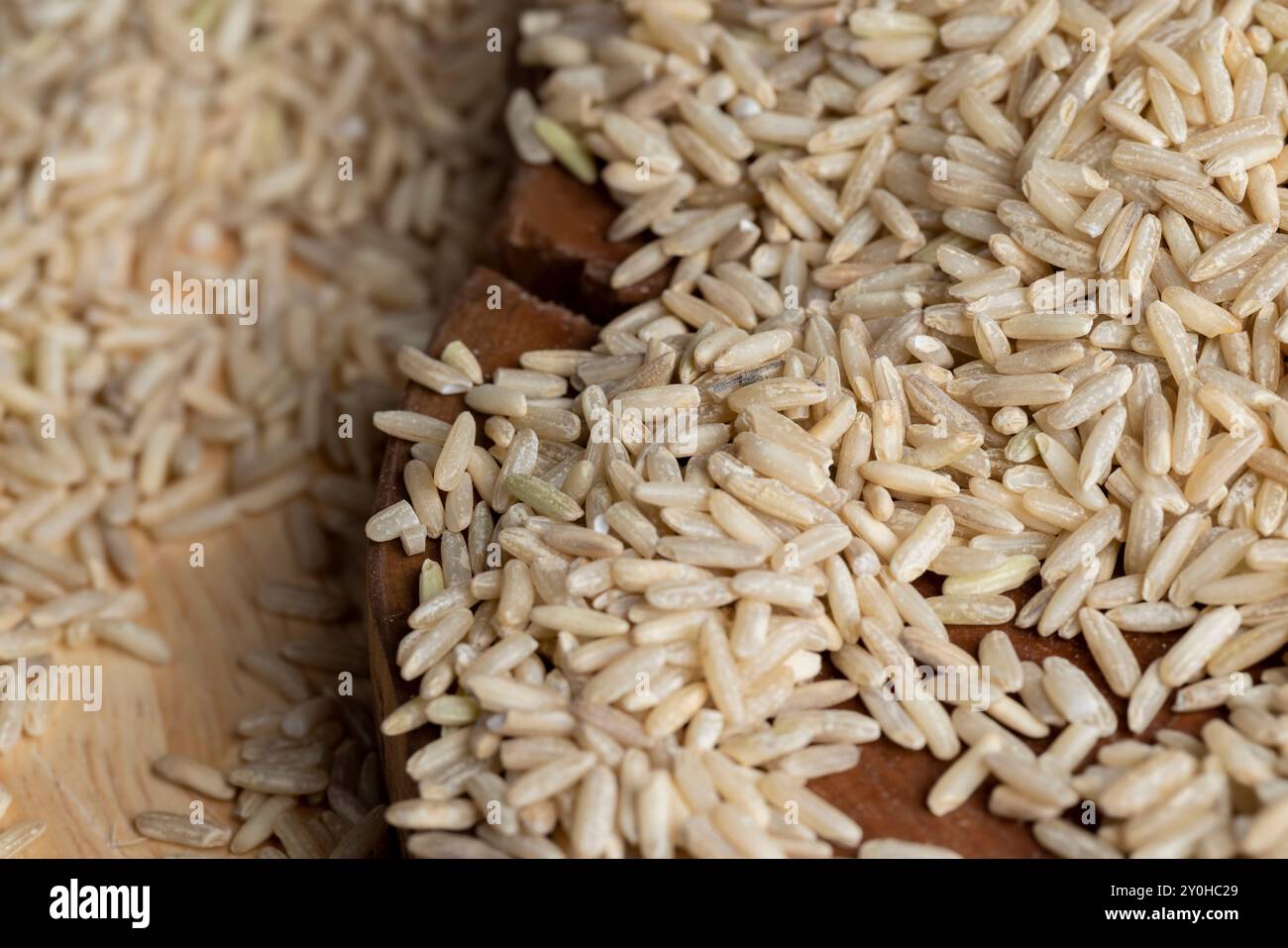 Natural brown rice for cooking healthy food, minimal processing of rice ...