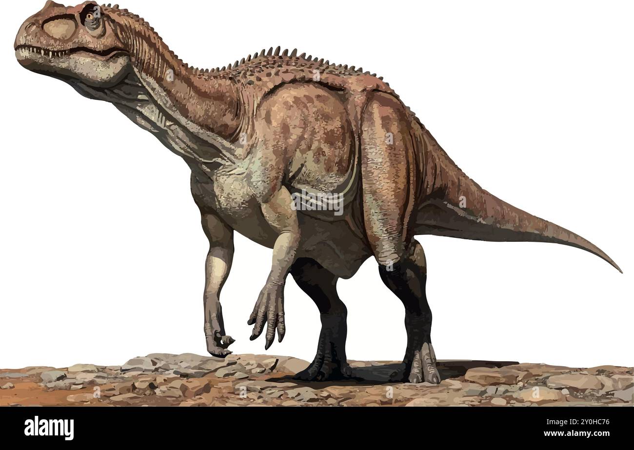 Giganotosaurus vector drawing hi-res stock photography and images - Alamy