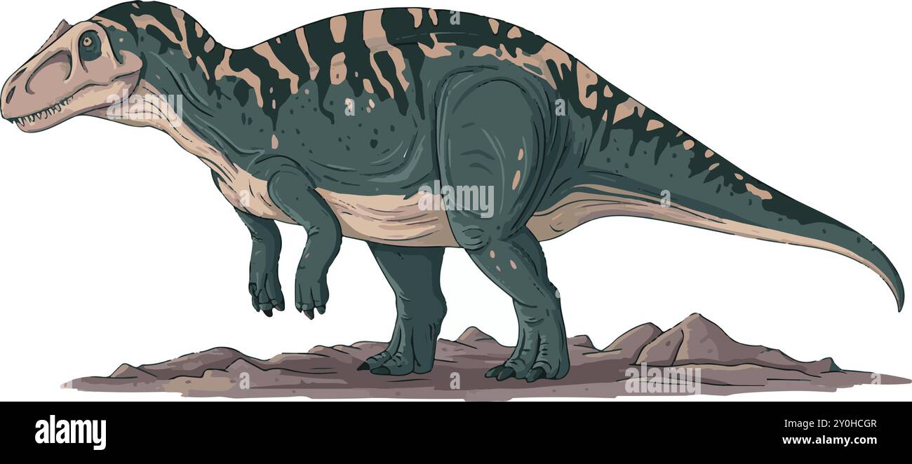 Giganotosaurus: A Glimpse into the World of Giant Theropods Stock ...