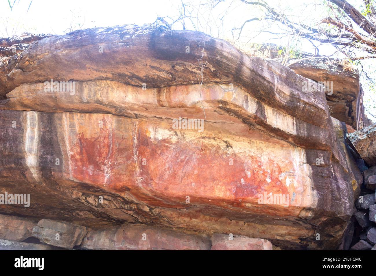 Ubirr Aboriginal rock art site, Kakadu National Park, Kakadu Highway, Jabiru, Northern Territory ...