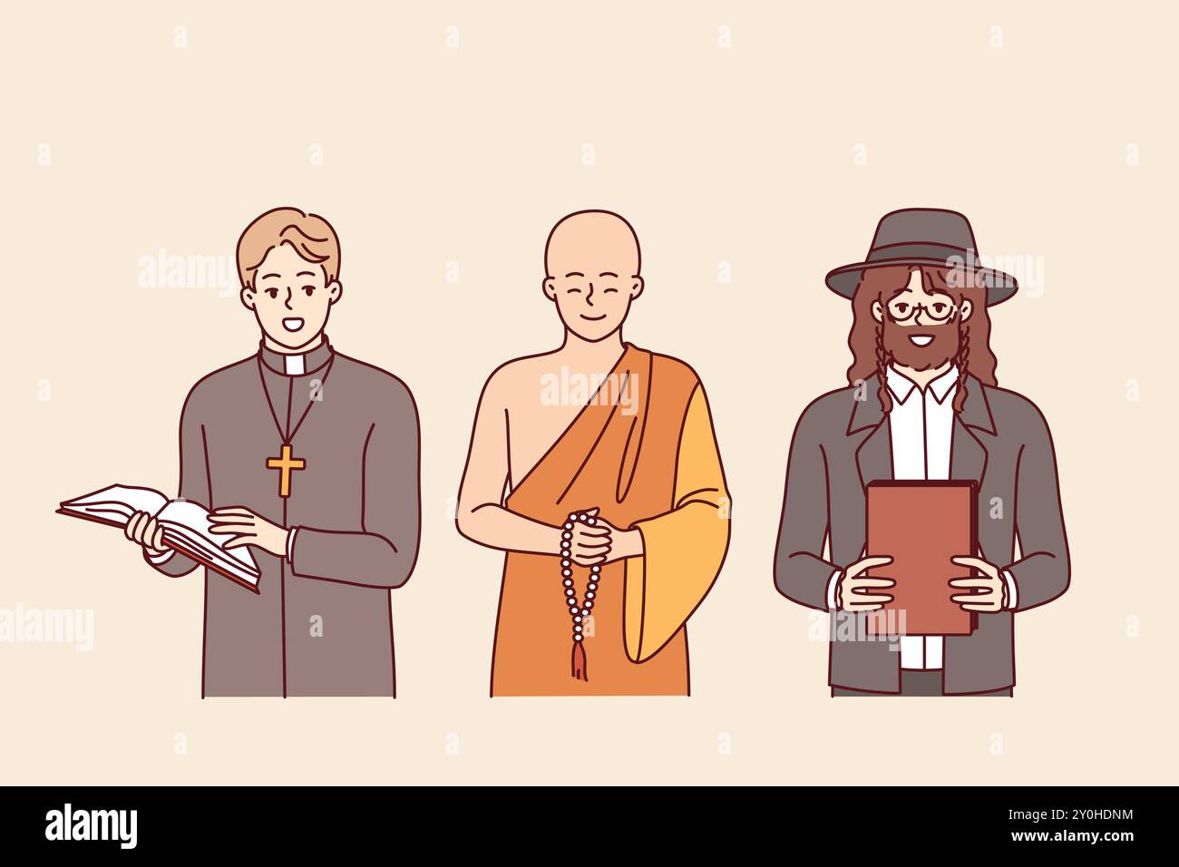 Catholic church leaders Stock Vector Images - Alamy