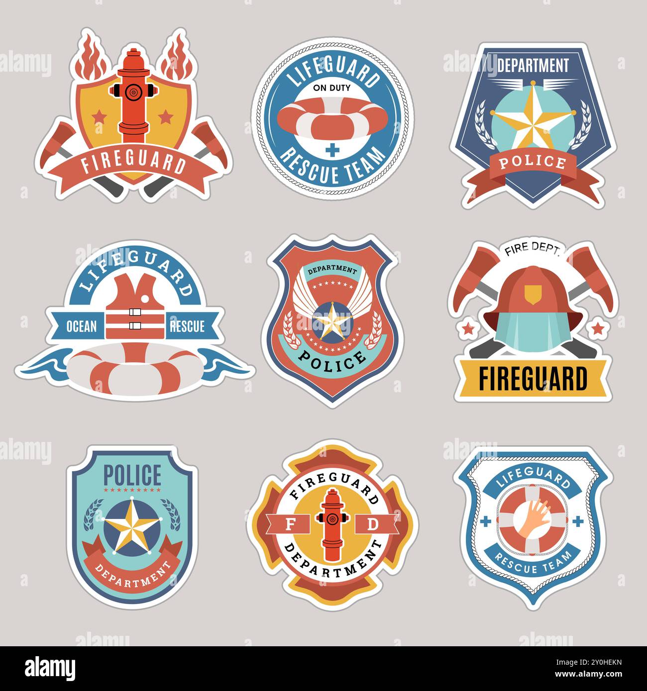 Special officers badge Stock Vector Images - Alamy