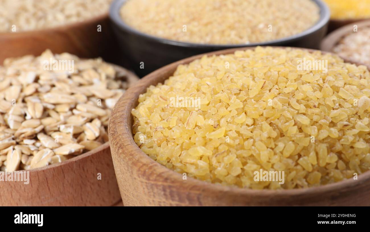 Cereals different types in hi-res stock photography and images - Alamy