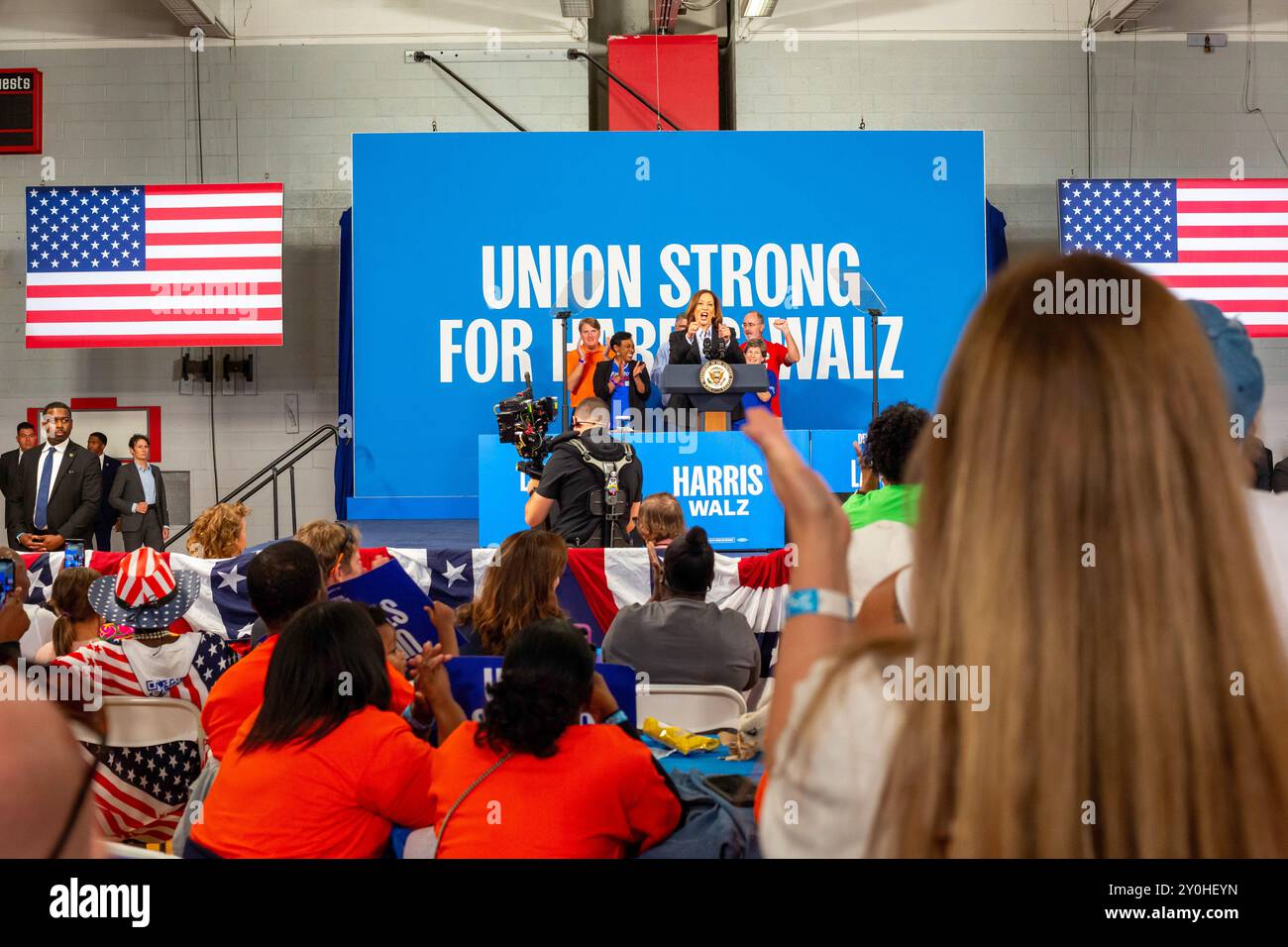 Detroit, Michigan, USA. 2nd Sep, 2024. Presidential candidate Kamala ...