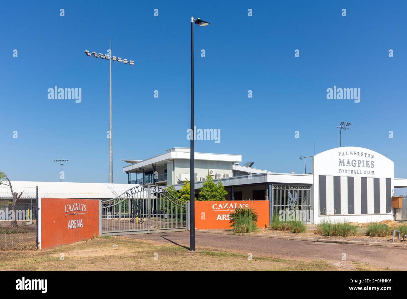 Entrance to Cazalys Arena (Palmerston Magpies Football Club), Durack ... Entrance to Cazalys Arena (Palmerston Magpies Football Club), Durack ...