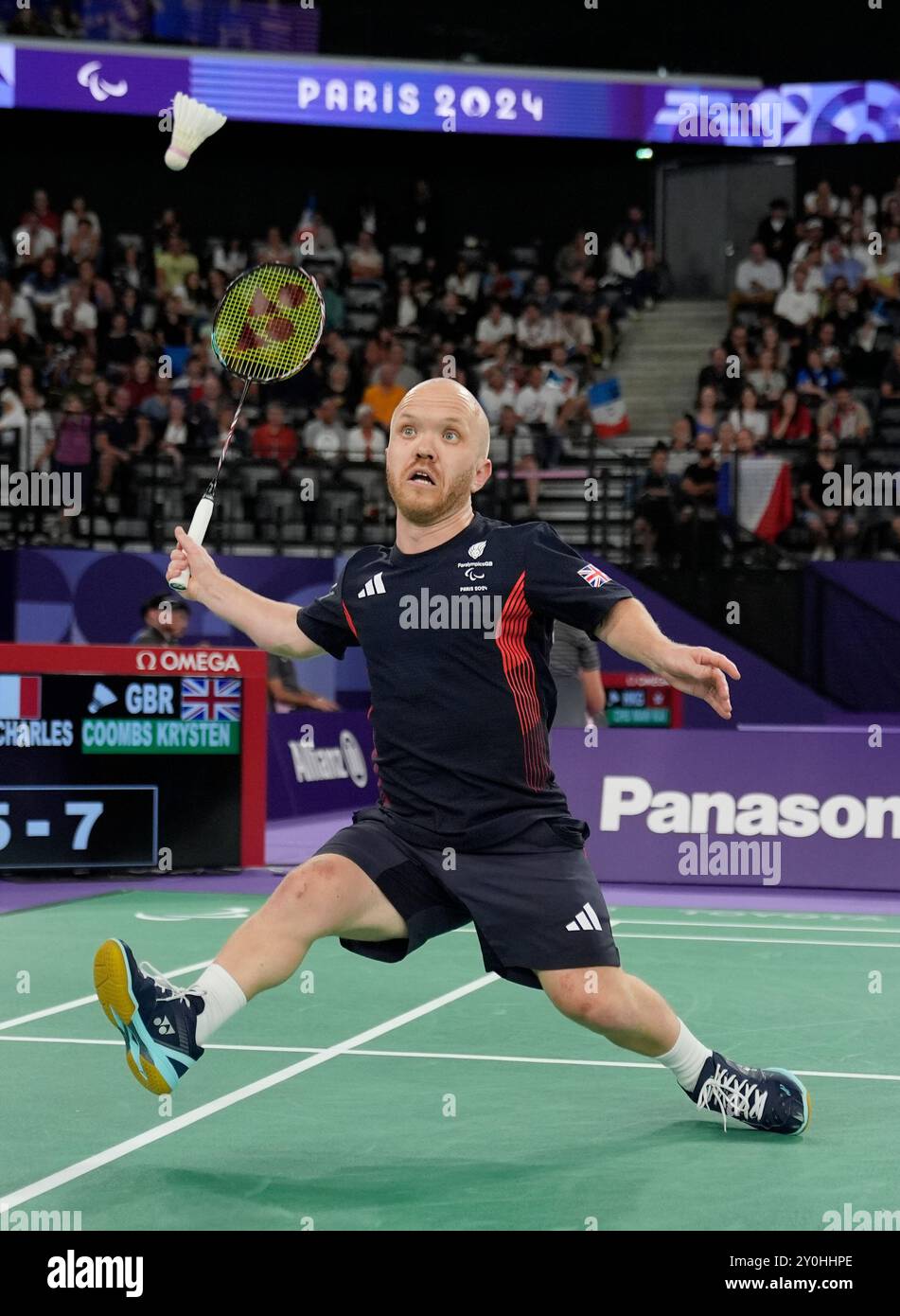 Great Britain's Krysten Coombs during the Men's Singles SH6 Gold Medal ...