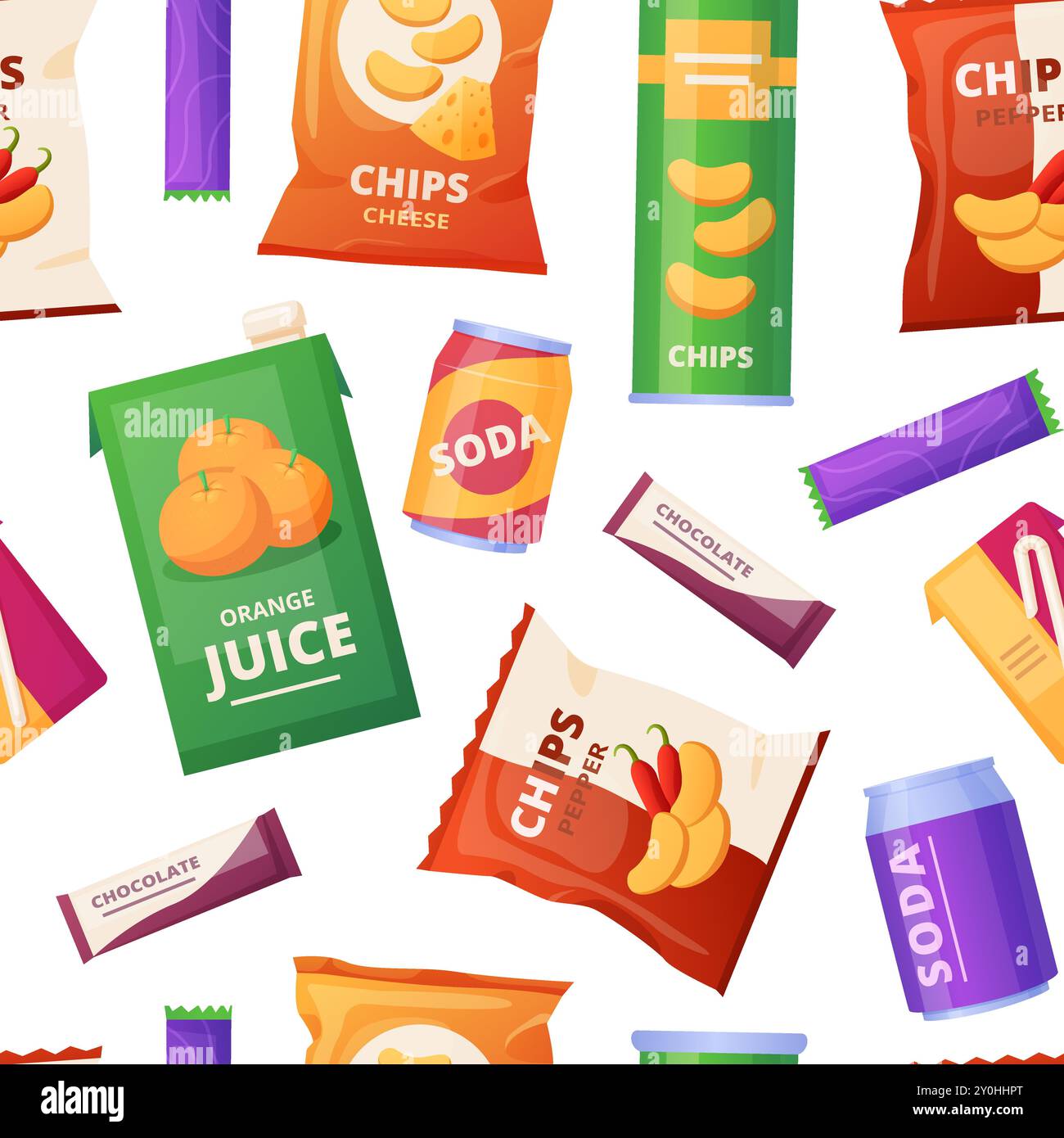 Potato chips seamless background hi-res stock photography and images ...