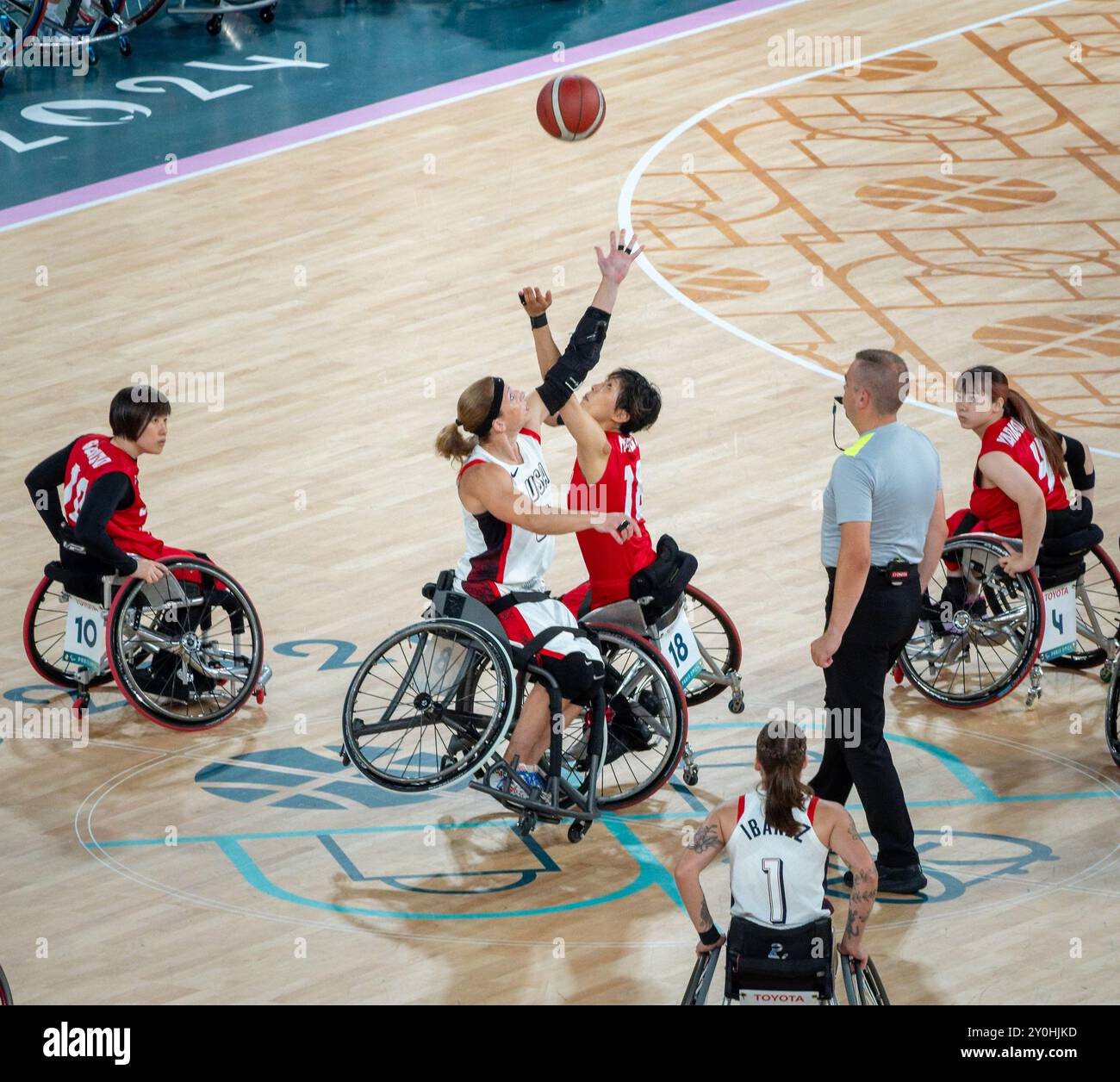 Paris, France. 2th September, 2024. Paralympics, Paris 2024, women ...