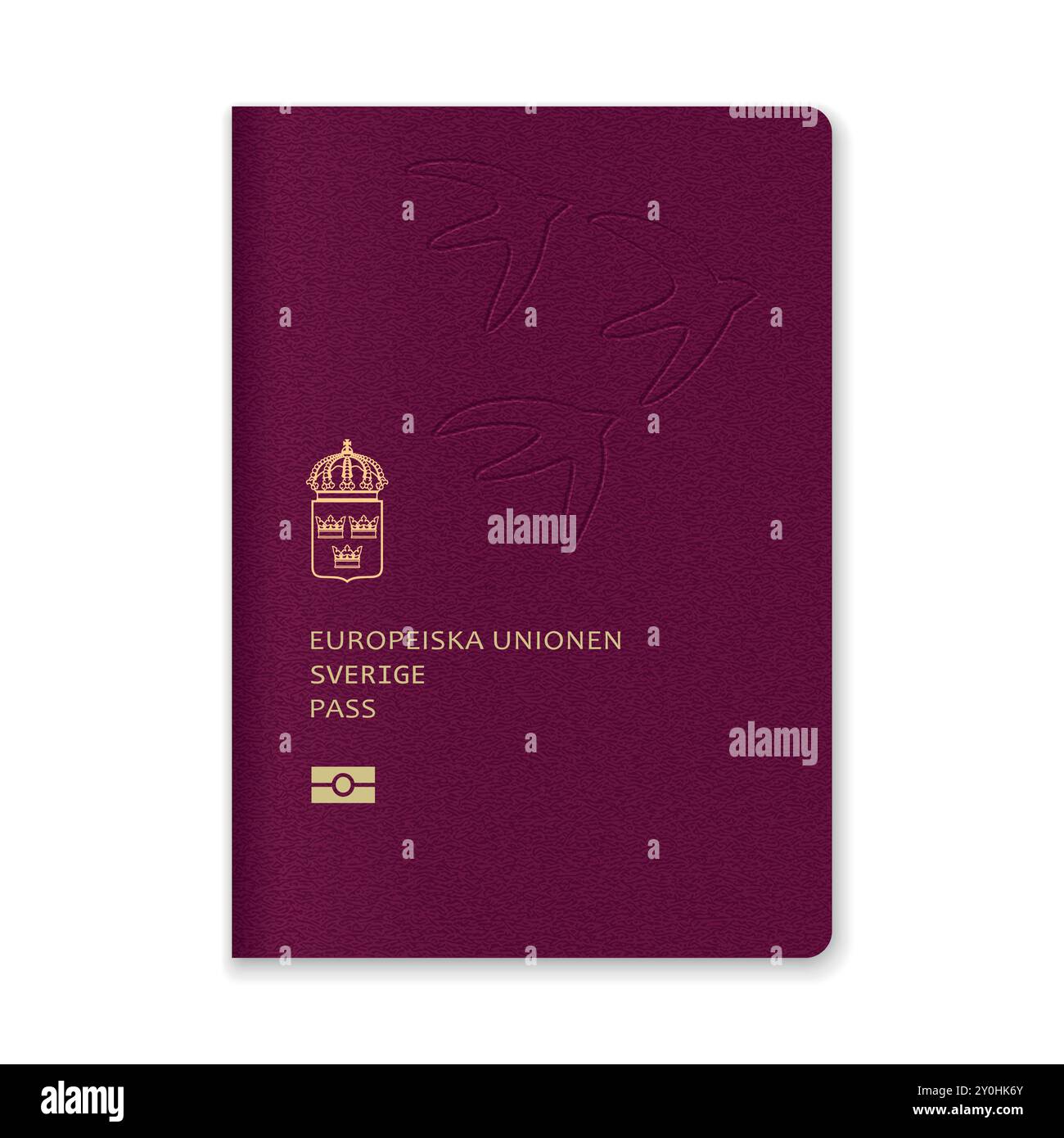 Swedish passport Stock Vector Images - Alamy