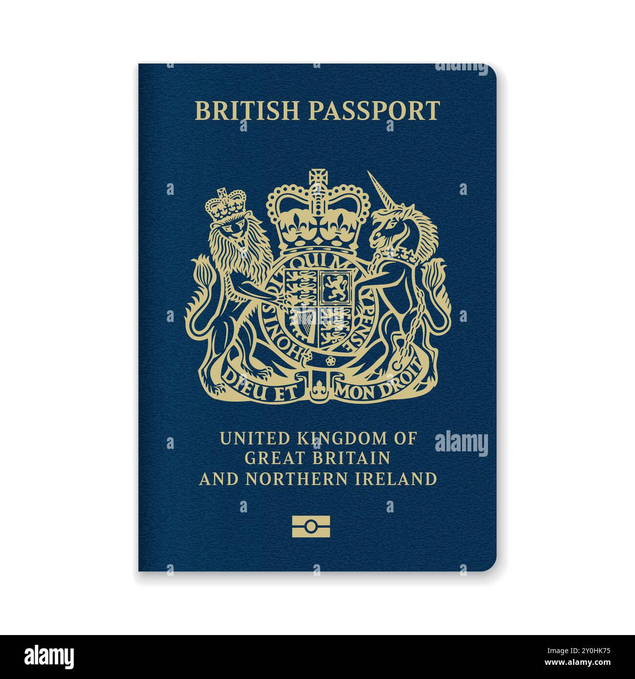 British passport cover Stock Vector Images - Alamy