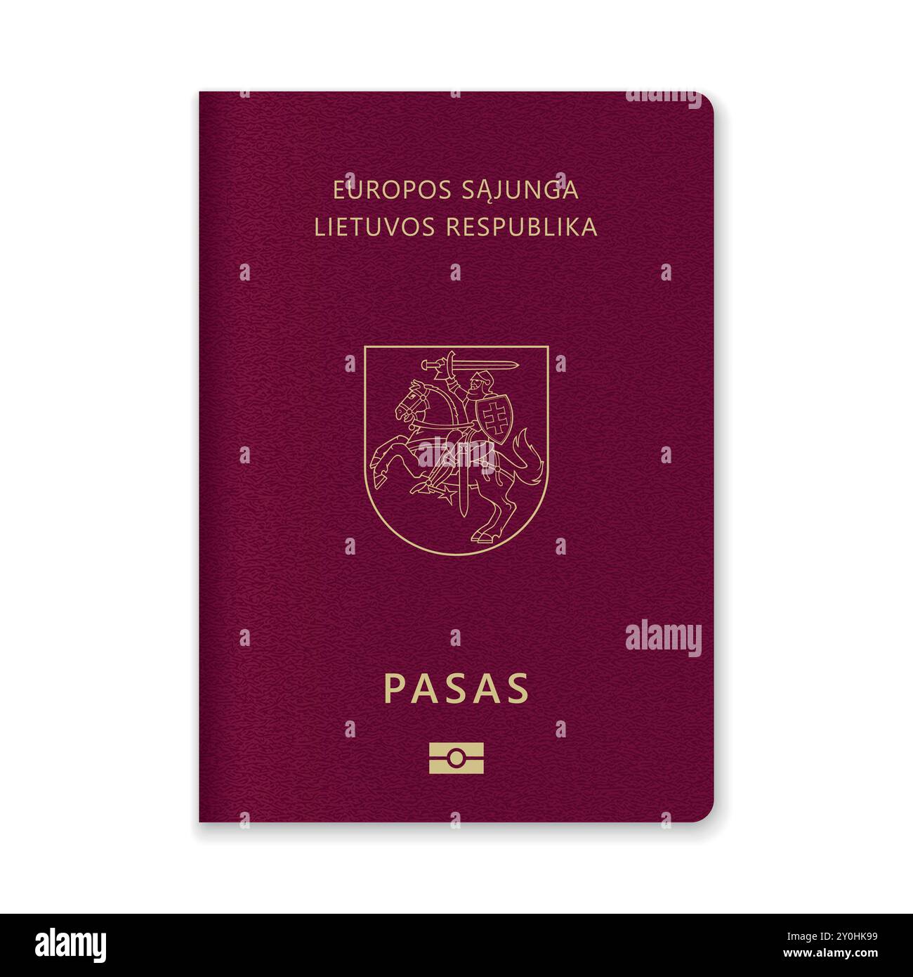 Lithuanian passport Stock Vector Images - Alamy