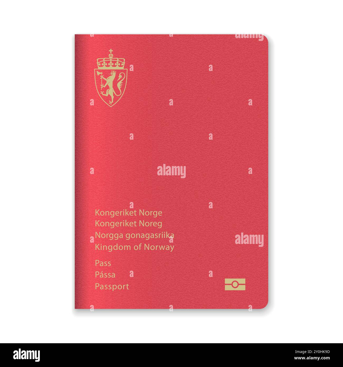 Norwegian passport Stock Vector Images - Alamy