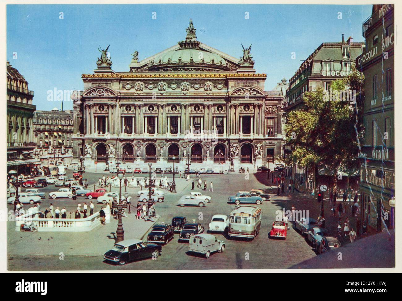 Vintage1973 Paris, France post card Stock Photo - Alamy