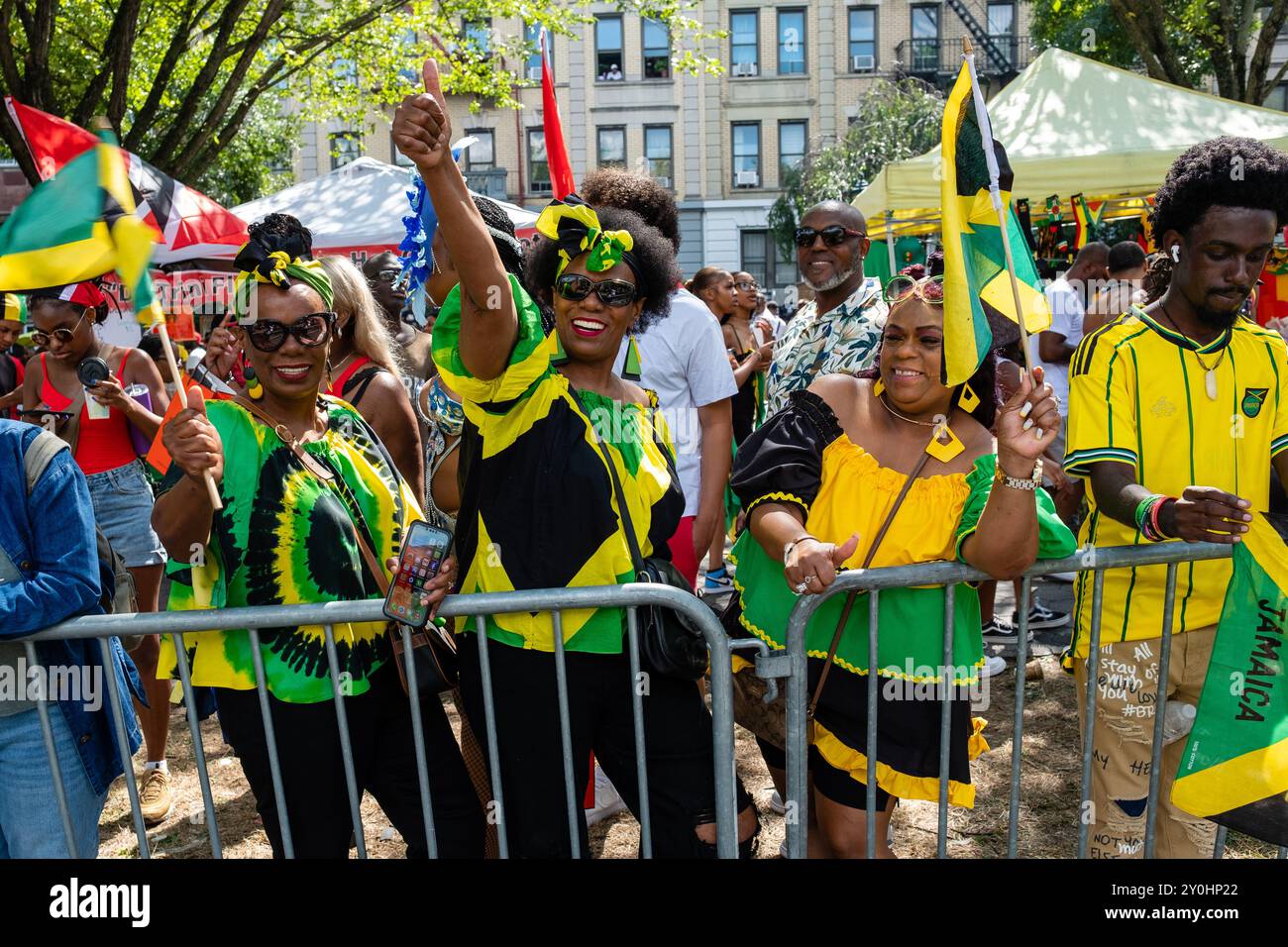 New York, NY, USA. 2nd Sep, 2024. Participants and spectators crowded ...