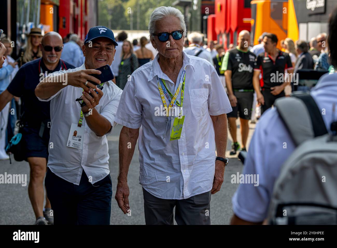 Monza, Italy, 02nd Sep 2024, Michael Kirk Douglas, famous movie star ...