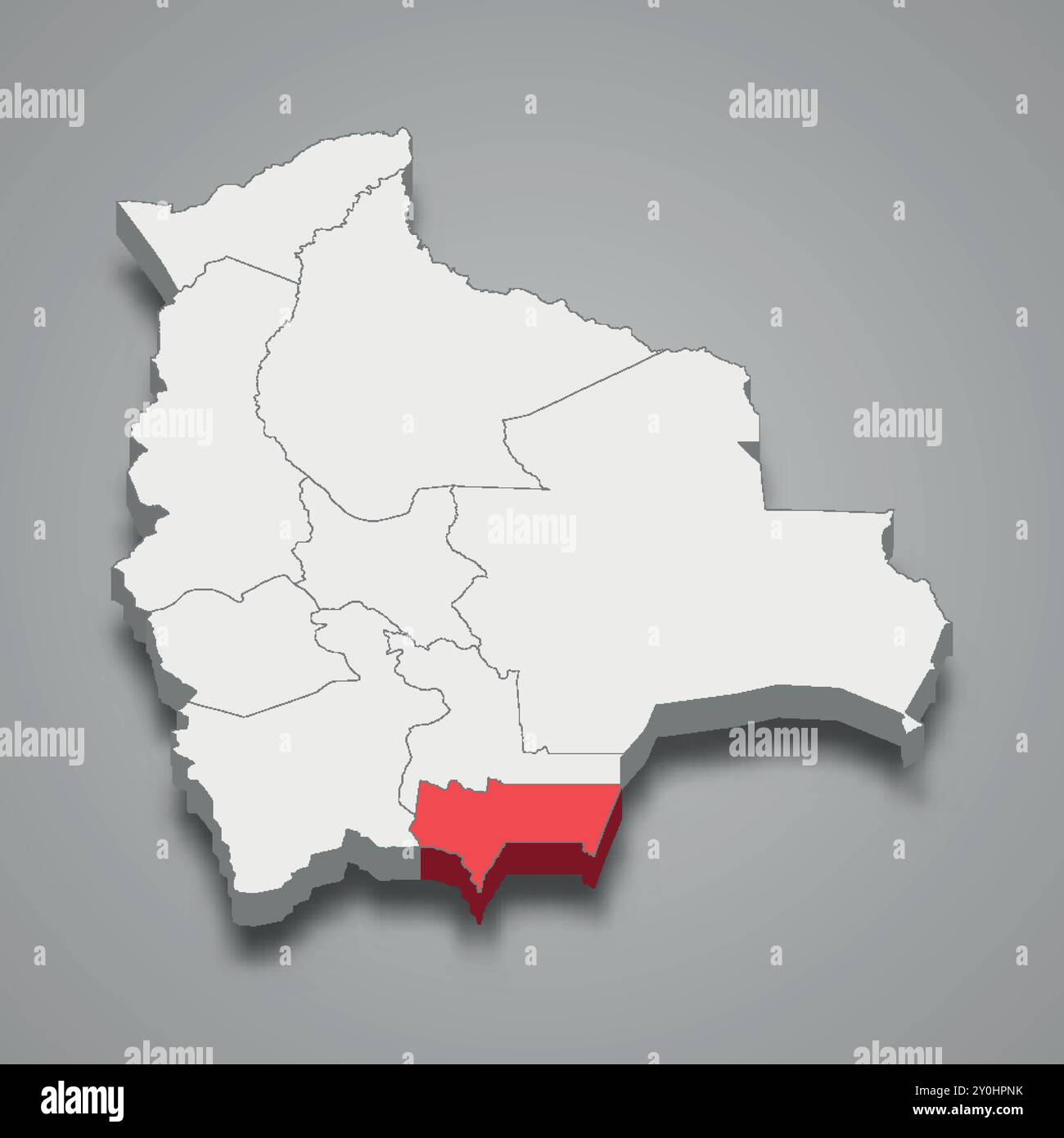 Map of tarija, bolivia hi-res stock photography and images - Alamy