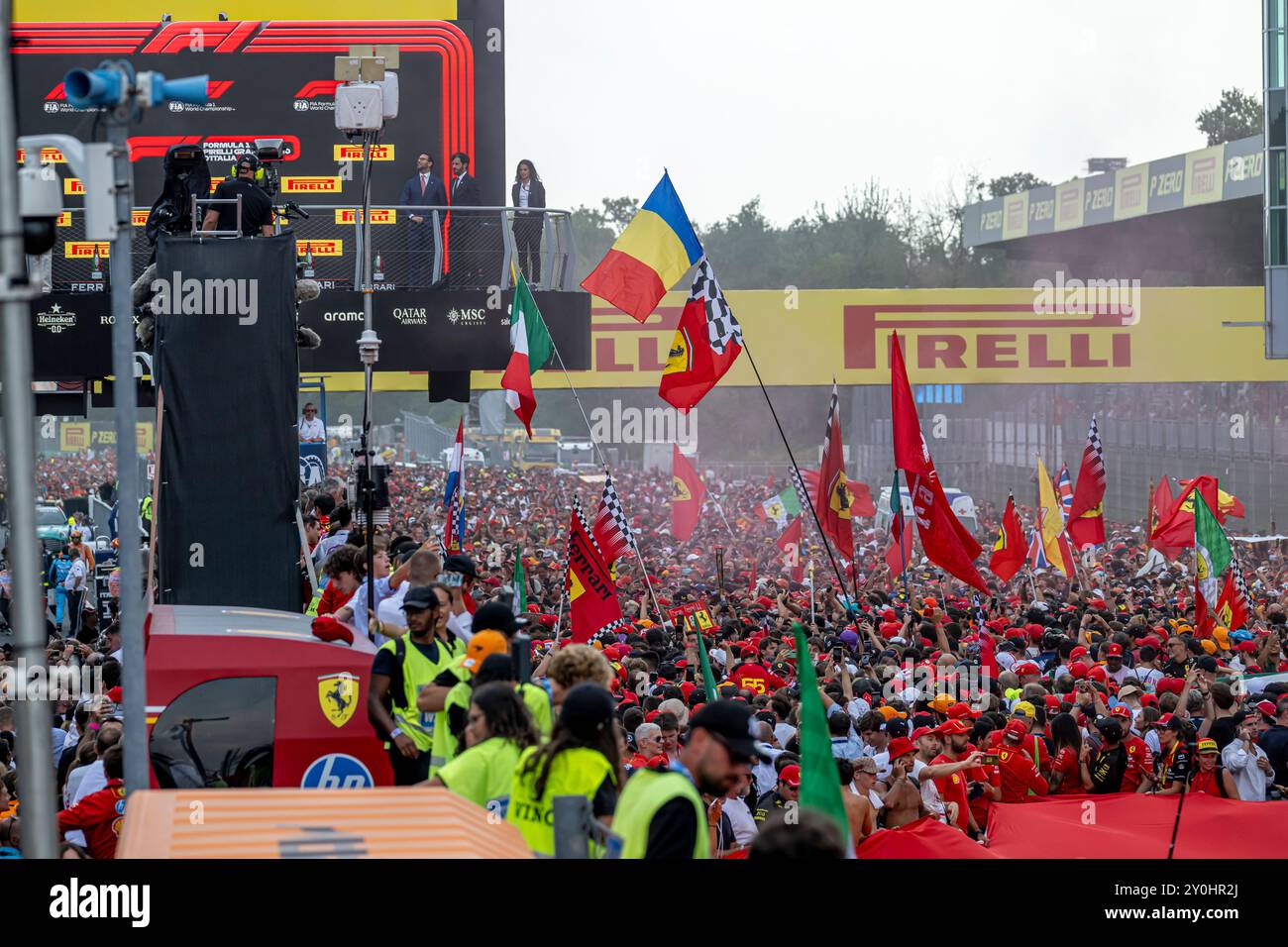 Monza, Italy, September 01, Italian Grand Prix, from Monza Circuit ...