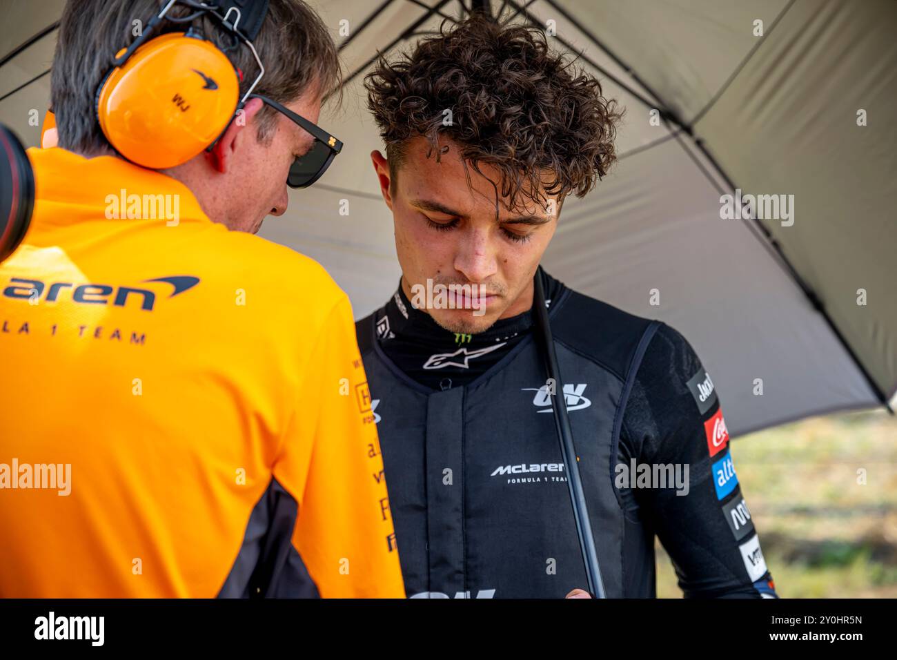 Monza, Italy, September 01, Lando Norris, from the United Kingdom ...