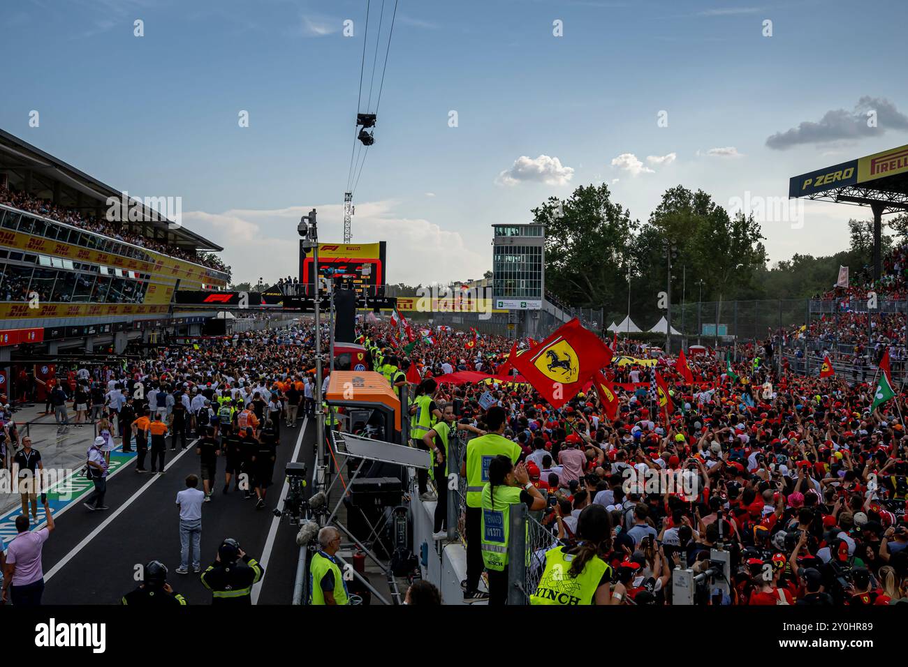 Monza, Italy, September 01, Italian Grand Prix, from Monza Circuit ...