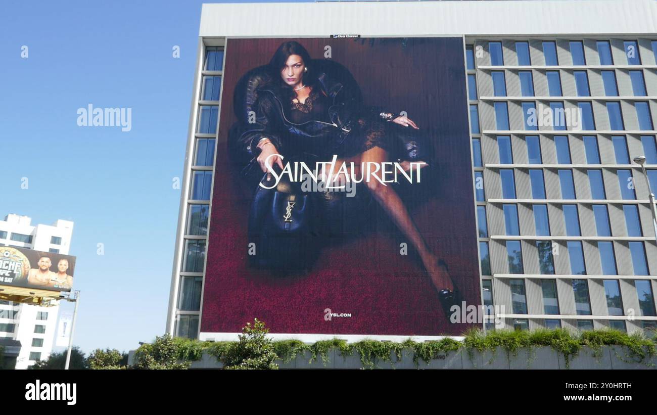Los Angeles, California, USA 31st August 2024 Bella Hadid YSL Yves ...