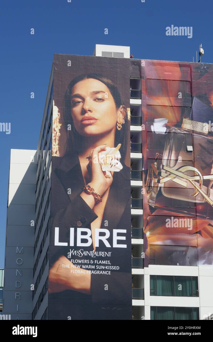 Los Angeles, California, USA 31st August 2024 Dua Lipa YSL Yves Saint ...