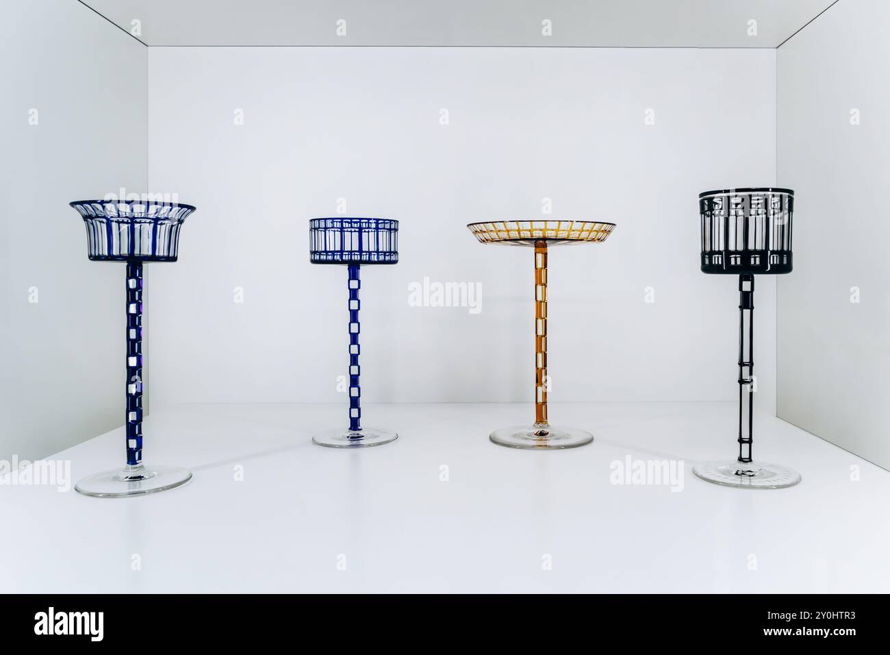 Vienna, Austria - August 6, 2024: Set of glasses, designed by Otto ...