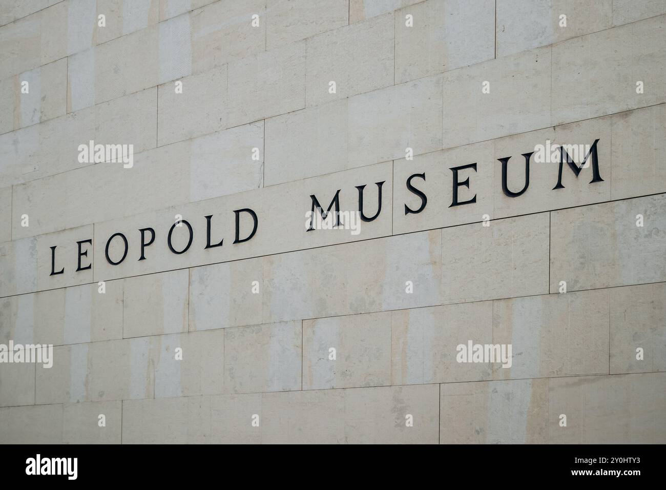 Vienna, Austria - August 6, 2024: Facade of the Leopold Museum in ...