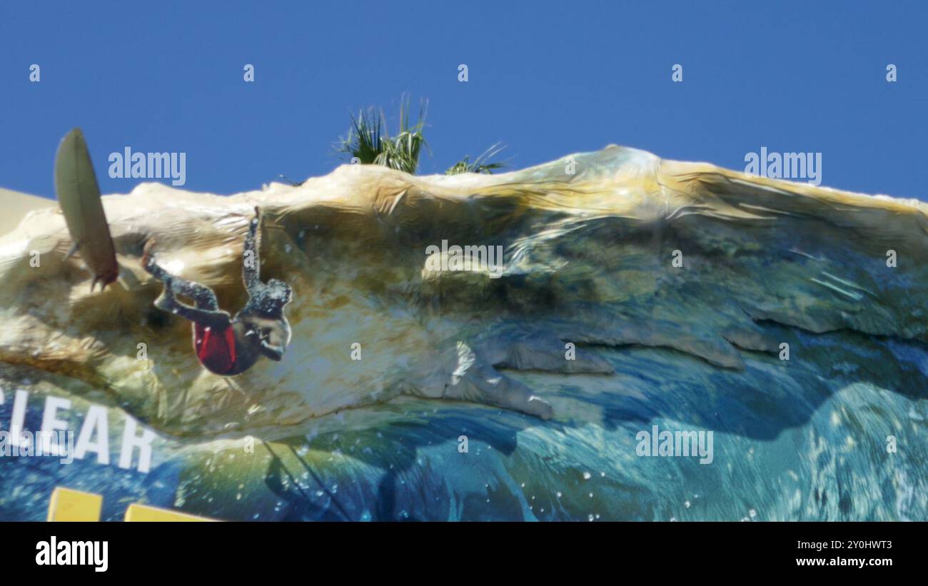 Los Angeles, California, USA 31st August 2024 Rescue Hi Surf Billboard ...