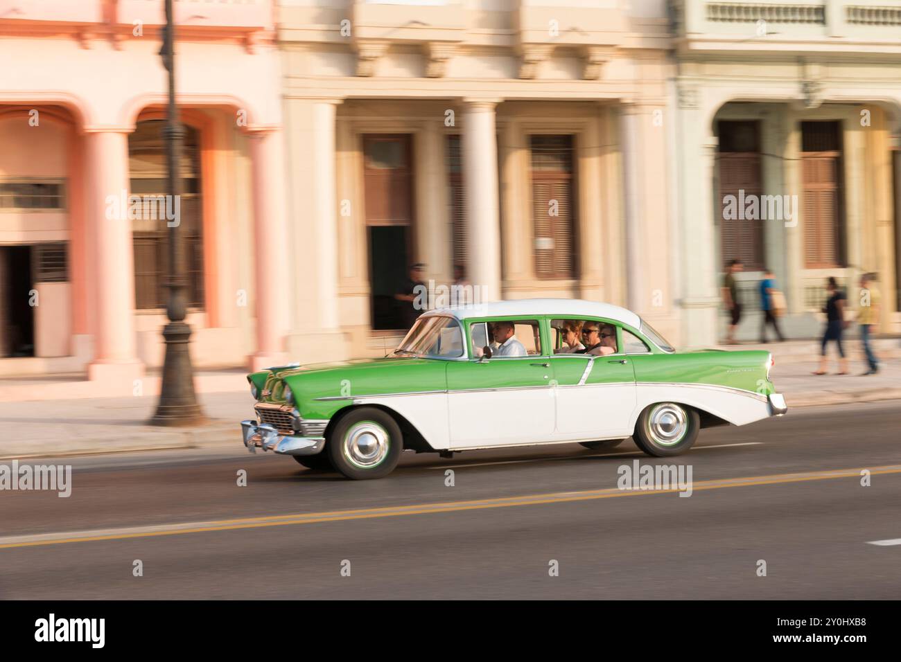 North America, Latin America, Caribbean, Cuba, Havana. 1956 Chevrolet ...