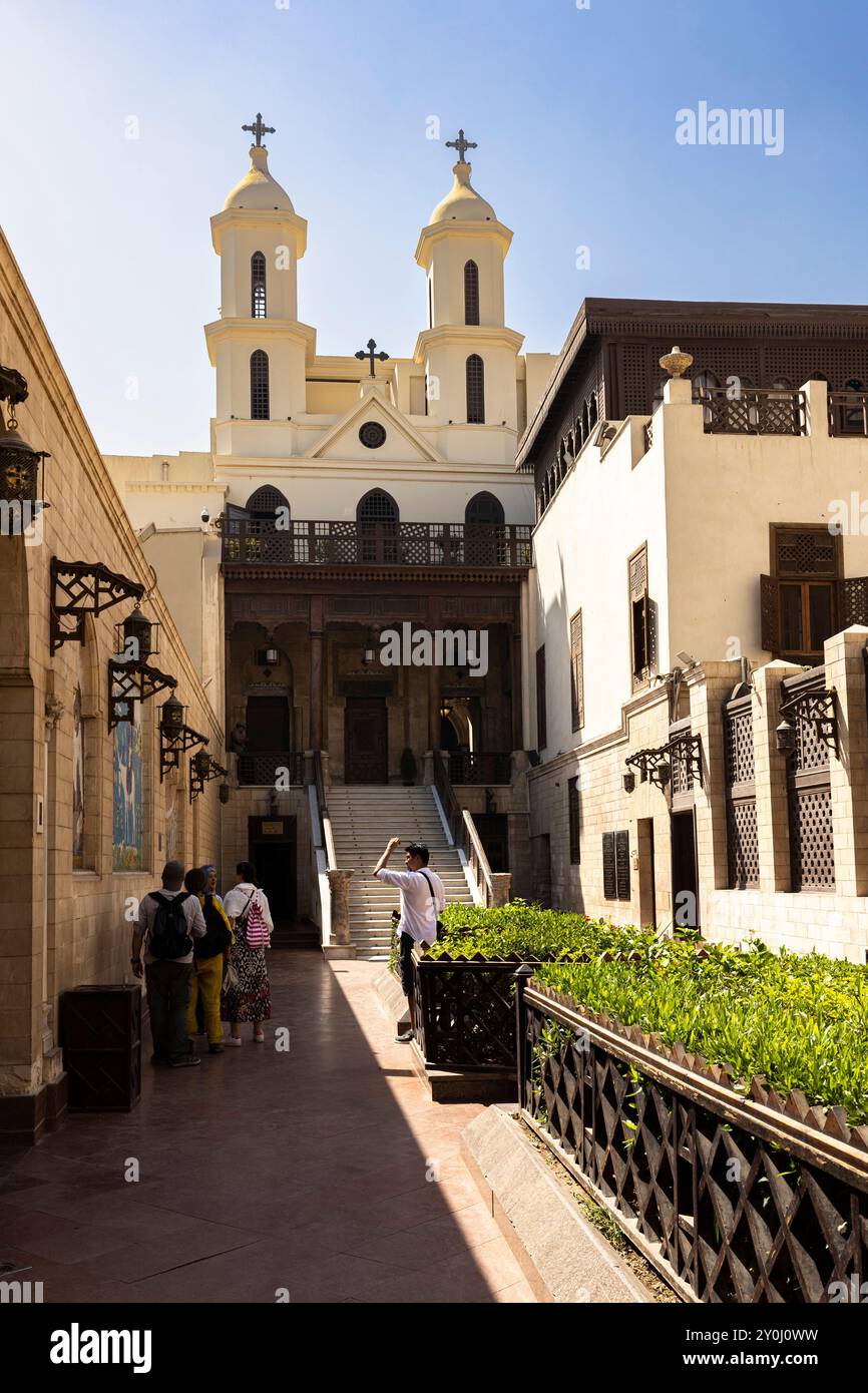 Hanging church, Coptic orthodox church of Saint virgin Mary, coptic ...