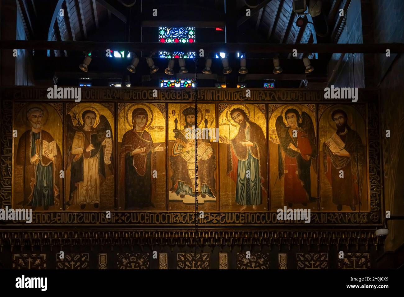 Hanging church, Coptic orthodox church of Saint virgin Mary, Icons of ...