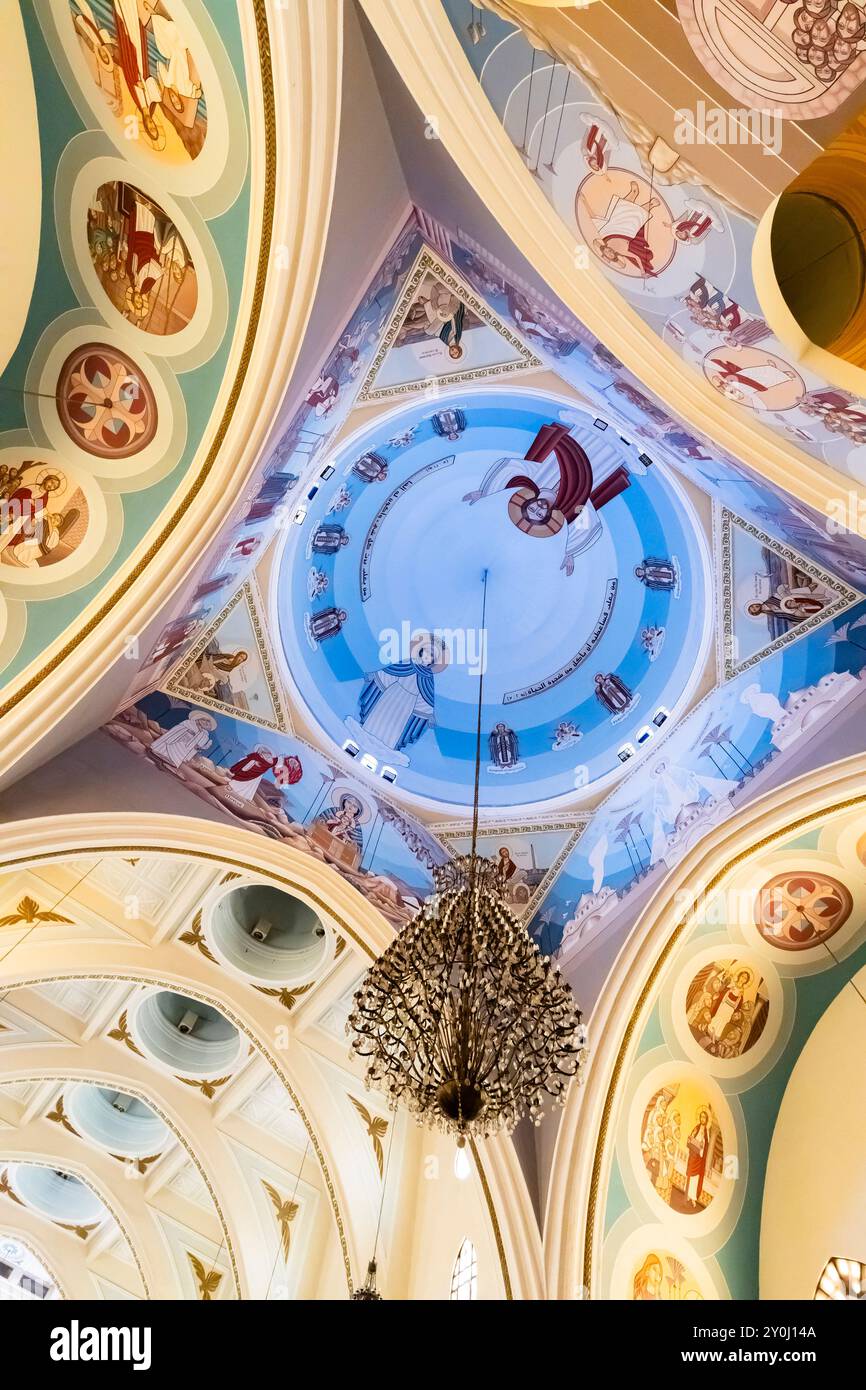 St. Mary Cathedral of Zeitoun, New church after apparition, ceiling ...