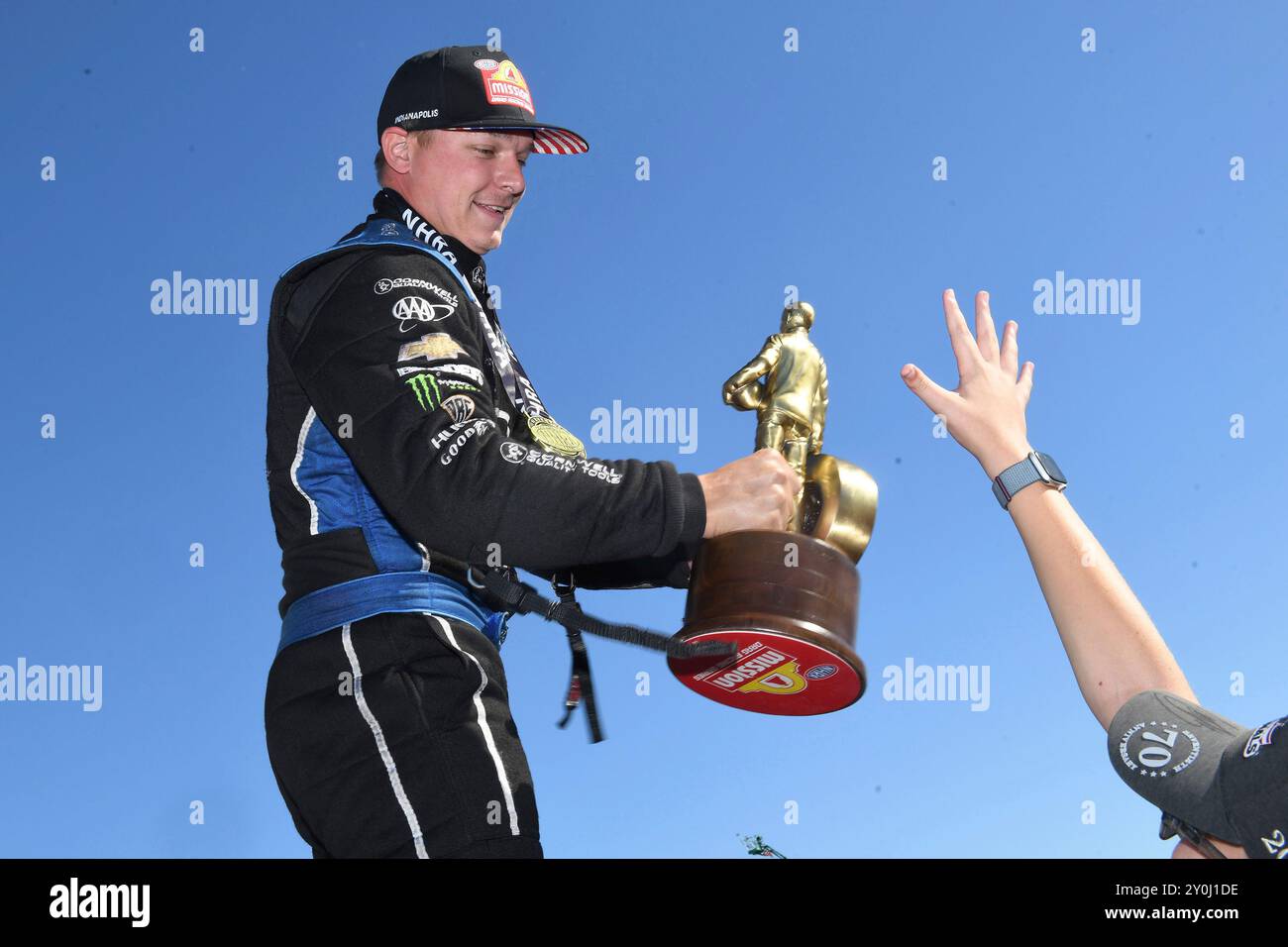 INDIANAPOLIS, IN - SEPTEMBER 02: Austin Prock (374 FC) John Force ...
