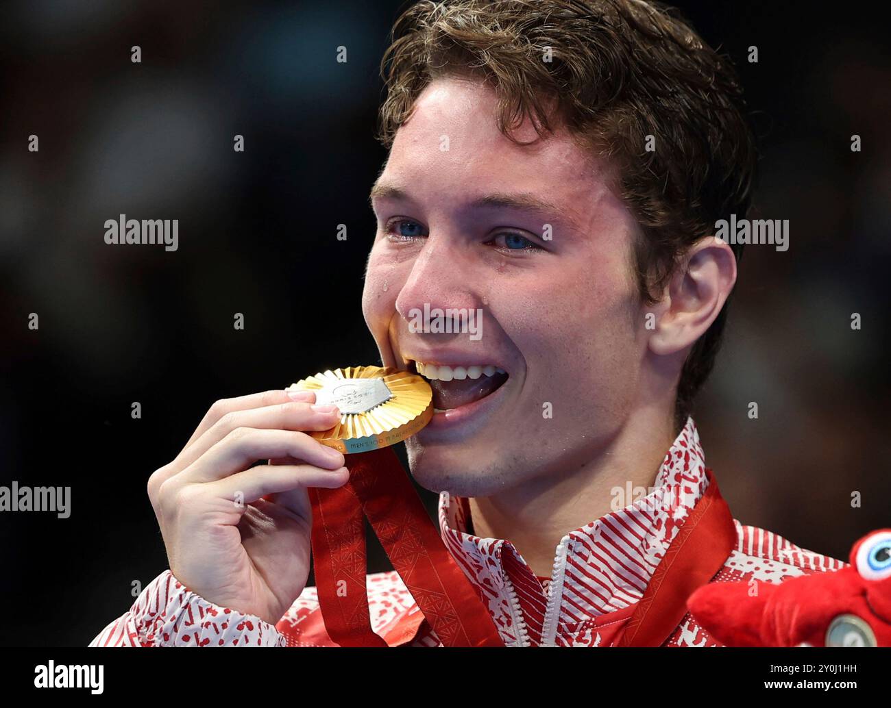 Canada's BENNETT Nicholas celebrates on the Para Swimming Men's 100m ...